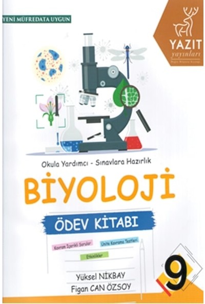 Yazıt 9.Sınıf Biyoloji Ödev Kitabı Yazıt 9.Sınıf Biyoloji Ödev Kitabı