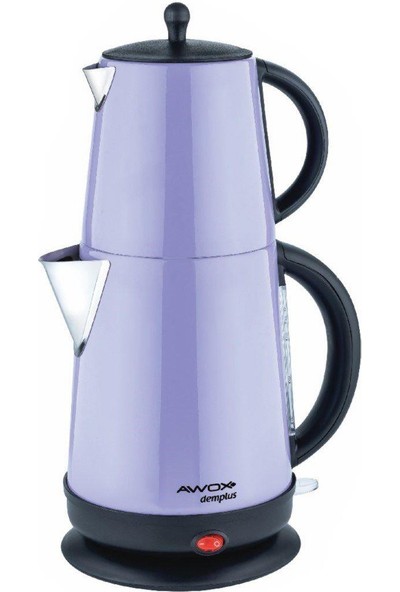 Awox Demplus Çelik Çaycı 2200 W Çay Makinesi Lila Awox Demplus Çelik Çaycı 2200 W Çay Makinesi Lila