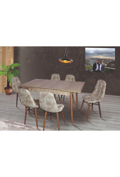 Erva Kelebek-Reyhan Masa Sandalye Takımı