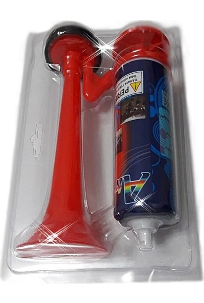 Netodak Bitmeyen Havalı Yat Tekne Stad Maç Kornası Plastik Yüksek Sesli