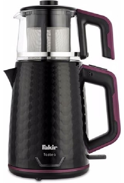 Fakir Tastea Siyah Violet Çay Makinesi 1800W Fakir Tastea Siyah Violet Çay Makinesi 1800W