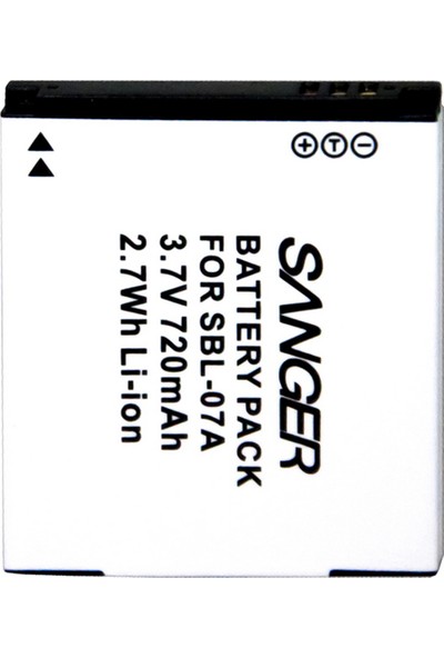 Sanger SLB-07A Samsung Fotoğraf Makinesi Batarya
