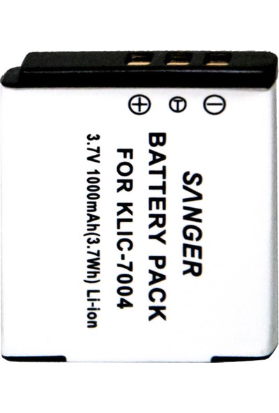 Sanger KLIC-7004 Kodak Fotoğraf Makinesi Batarya Sanger KLIC-7004 Kodak Fotoğraf Makinesi Batarya