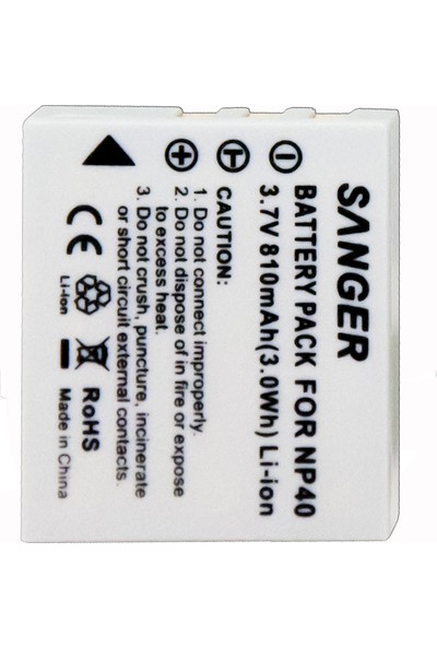 Sanger Np-40 Fujifilm Fotoğraf Makinesi Batarya