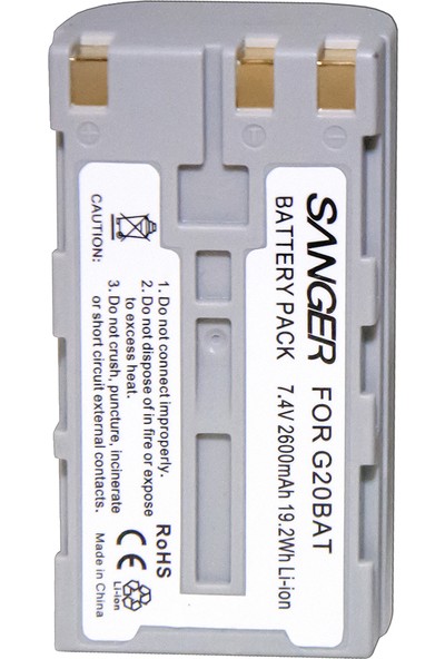 Sanger G20BAT Casio Terminal Bataryası