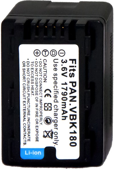 Sanger VW-VBK180 Panasonic Kamera Batarya Sanger VW-VBK180 Panasonic Kamera Batarya