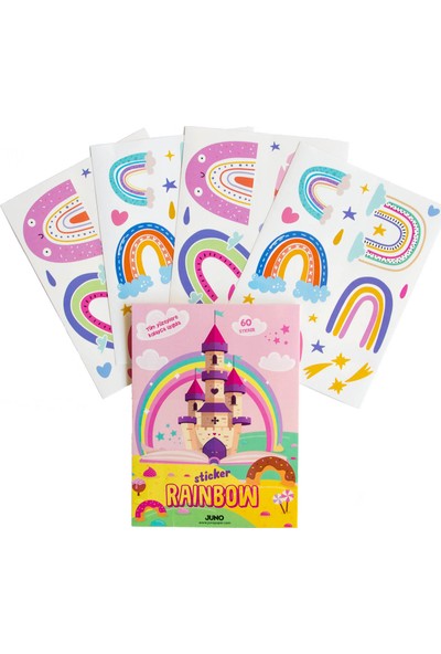 Juno Paper Sticker Set - Rainbow Juno Paper Sticker Set - Rainbow