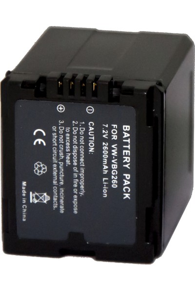 Sanger VW-VBG260 Panasonic Kamera Batarya Sanger VW-VBG260 Panasonic Kamera Batarya