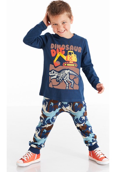 Denokids Dozer Dino Erkek Çocuk Pantolon Takım Denokids Dozer Dino Erkek Çocuk Pantolon Takım
