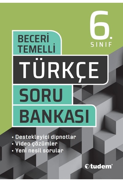 Tudem Yayınları 6. Sınıf Türkçe Beceri Temelli Soru Bankası Tudem Yayınları 6. Sınıf Türkçe Beceri Temelli Soru Bankası