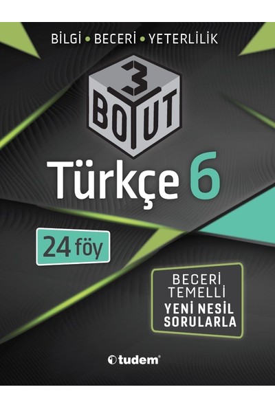 Tudem Yayınları 6. Sınıf 3 Boyut Türkçe