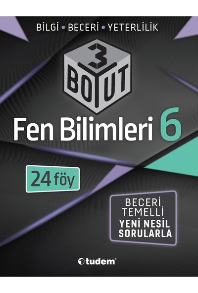 Tudem Yayınları 6. Sınıf 3 Boyut Fen Bilimleri Tudem Yayınları 6. Sınıf 3 Boyut Fen Bilimleri