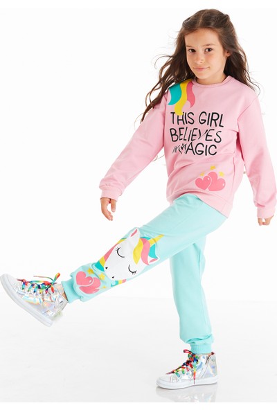 Denokids Girl Magic Kız Çocuk Eşofman Takım