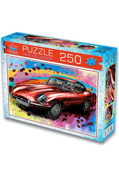 Laço Kids 250 Parça Kırmızı Jaguar Araba Puzzle Laço Kids 250 Parça Kırmızı Jaguar Araba Puzzle