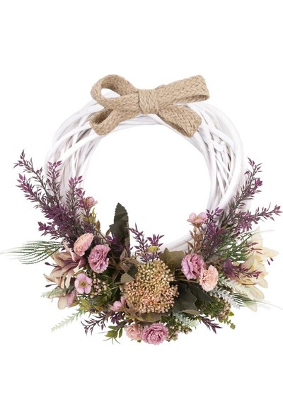 Çiçekmisin Yapay Karanfil Lavanta Çiçekli Kapı Süsü Çiçekmisin Yapay Karanfil Lavanta Çiçekli Kapı Süsü