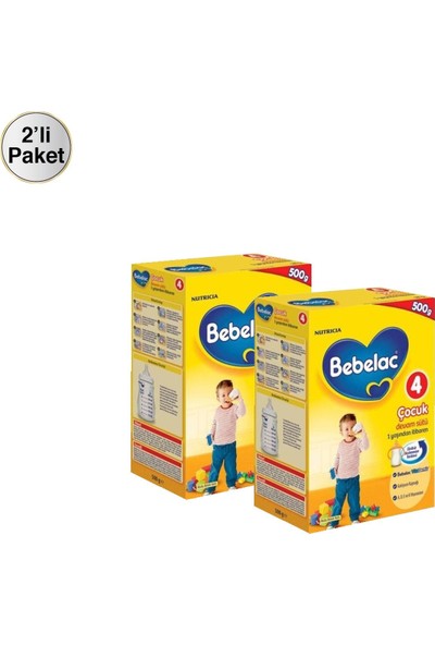 Bebelac 4 Devam Sütü 500 gr x 2 Bebelac 4 Devam Sütü 500 gr x 2