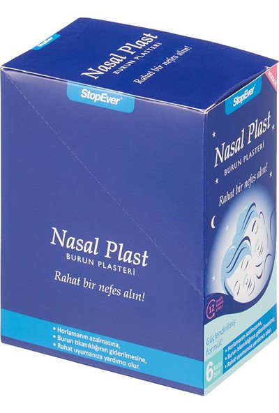 Stopever Nasal Plast Normal Boy 6'lı Stopever Nasal Plast Normal Boy 6'lı