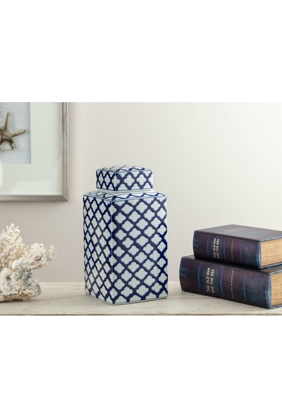 Madame Coco Créteil Bleu Blanc Dekoratif Obje