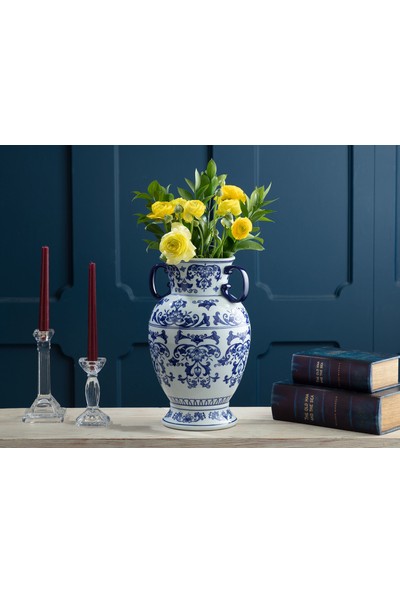 Madame Coco Valence Bleu Blanc Vazo Madame Coco Valence Bleu Blanc Vazo