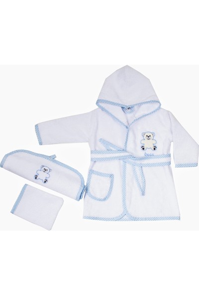 Nazbaby Bebek Bornozu Ayıcık (Üçlü) Nazbaby Bebek Bornozu Ayıcık (Üçlü)