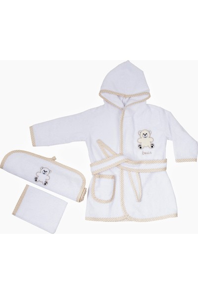 Nazbaby Bebek Bornozu Ayıcık (Üçlü) Nazbaby Bebek Bornozu Ayıcık (Üçlü)