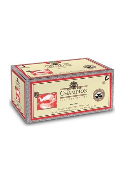 Champion Demlik Poşet Seylan Çayı 320 gr Champion Demlik Poşet Seylan Çayı 320 gr