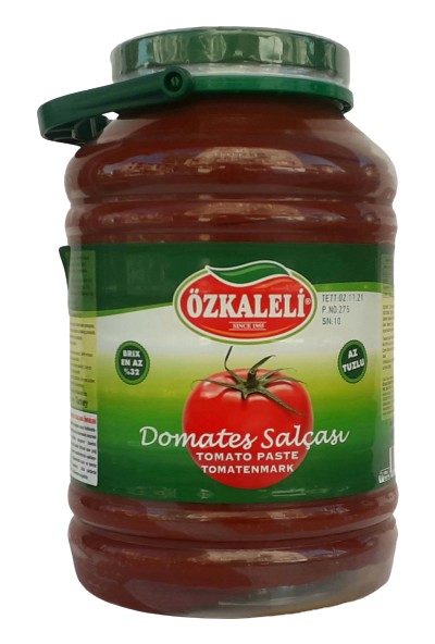 Özkaleli Az Tuzlu Domates Salçası 4300 gr Özkaleli Az Tuzlu Domates Salçası 4300 gr