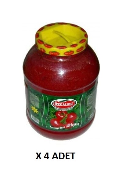 Özkaleli Tuzlu Domates Salçası Koli 6000 gr x 4'lü Özkaleli Tuzlu Domates Salçası Koli 6000 gr x 4'lü