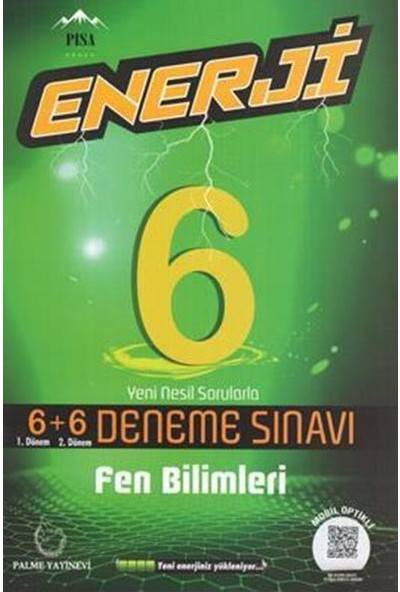 Palme 6.Sınıf Enerji 6+6 Fen Bilimleri Deneme Sınavı - Erhan Yıldız Palme 6.Sınıf Enerji 6+6 Fen Bilimleri Deneme Sınavı - Erhan Yıldız