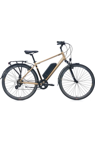 Carraro Elektrikli Bisiklet E-Life Bej Renk 52 Kadro