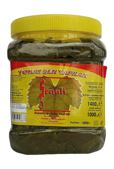 Tokat Şen Yaprak Tokat Asma (Bağ) Yaprağı 750 gr Tokat Şen Yaprak Tokat Asma (Bağ) Yaprağı 750 gr