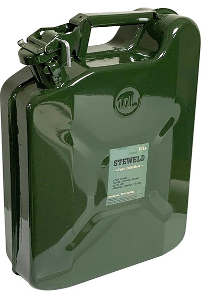 Steweld STW-161032 Çelik Yakıt Bidonu 10 lt