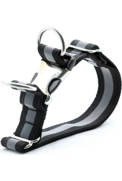 Petviya Reflektörlü/yansıtıcılı Köpek Boyun Tasması Siyah Petviya Reflektörlü/yansıtıcılı Köpek Boyun Tasması Siyah