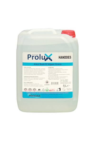 Prolüx Antibakteriyel El ve Cilt Dezenfektanı