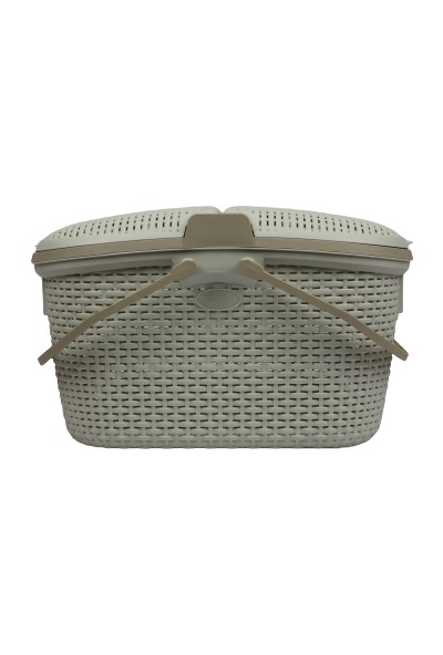 Redro Home Rattan Desenli Piknik Sepeti 30 lt