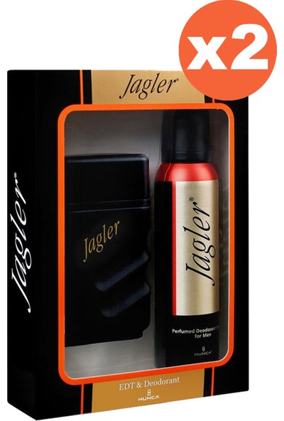 Jagler Erkek Parfüm Set 50 ml EDT+100 ml Deo x 2 Adet Set