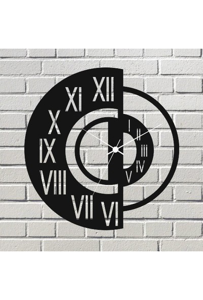 Reklamcım Yuvarlak Dekoratif Duvar Saati