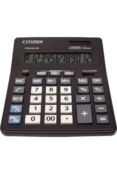 Citizen Cdb-1201Bk Büyük Hesap Makinesi Citizen Cdb-1201Bk Büyük Hesap Makinesi