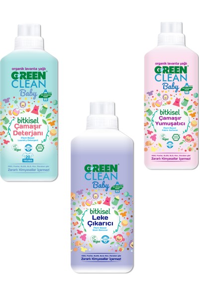 U Green Clean Bebek Çamaşır Seti U Green Clean Bebek Çamaşır Seti