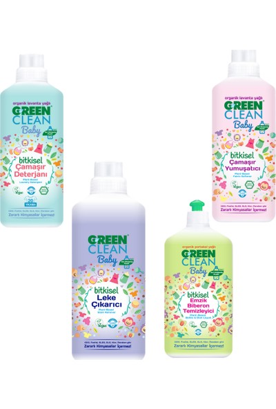 U Green Clean Bebek Temizlik Bakım Seti U Green Clean Bebek Temizlik Bakım Seti