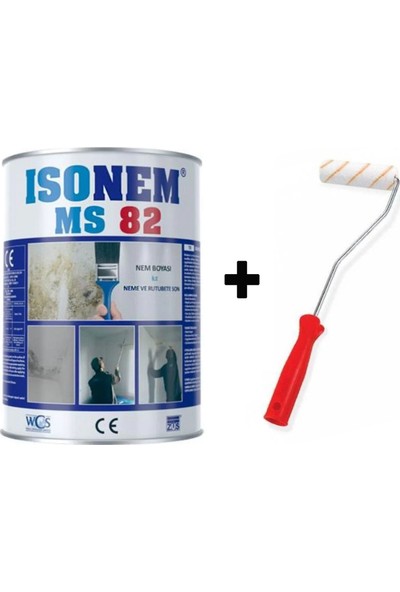 Isonem MS82 Nem Rutubet Boyası Beyaz 1 kg + Rulo Isonem MS82 Nem Rutubet Boyası Beyaz 1 kg + Rulo