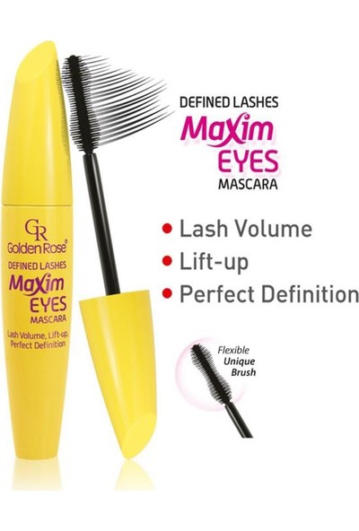 Golden Rose Maxim Eyes Mascara Görsel Golden Rose Maxim Eyes Mascara Görsel