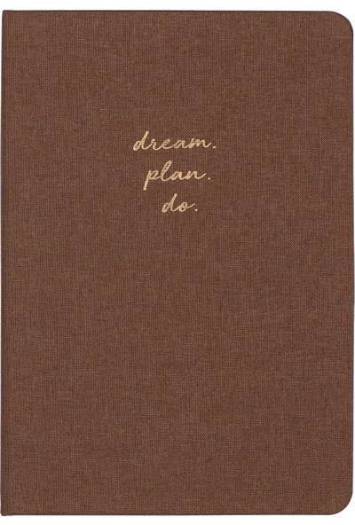 Matt Notebook Sert Kapak Defter Çizgili 14 x 20 cm Kahverengi