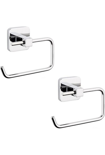 Tema Kare Tuvalet Kağıtlığı Kapaksız (71710) 2'li Tema Kare Tuvalet Kağıtlığı Kapaksız (71710) 2'li