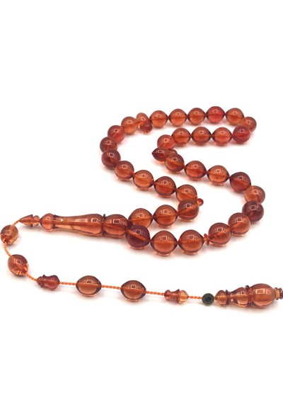 Huzur Tesbih Iri Boy Zar Kehribar Tesbih