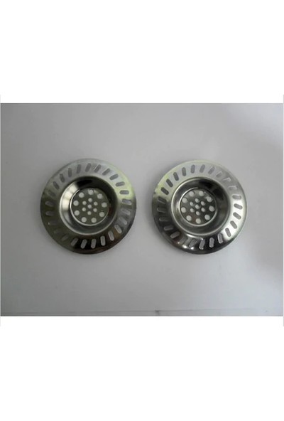 Çelik Lavabo Süzgeci 2'li