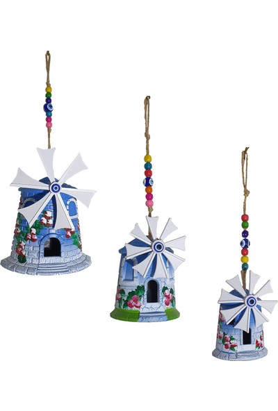 Bimbambom Sarkaç 3'lü Yel Değirmeni Duvar Süsü Bahçe Süsü Bimbambom Sarkaç 3'lü Yel Değirmeni Duvar Süsü Bahçe Süsü