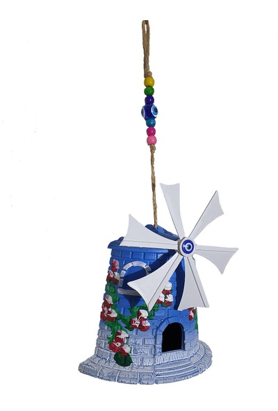 Bimbambom Bahçe Balkon Süsü Duvar Süsü Yel Değirmeni Büyük