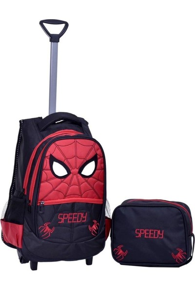 Çantaland Çekçekli Anaokulu ve İlkokul Beslenmeli Su Geçirmez Erkek Çocuk Okul Çantası Örümcek Adam Çantaland Çekçekli Anaokulu ve İlkokul Beslenmeli Su Geçirmez Erkek Çocuk Okul Çantası Örümcek Adam