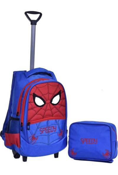 Çantaland Çekçekli Anaokulu ve İlkokul Beslenmeli Su Geçirmez Erkek Çocuk Okul Çantası Örümcek Adam Çantaland Çekçekli Anaokulu ve İlkokul Beslenmeli Su Geçirmez Erkek Çocuk Okul Çantası Örümcek Adam